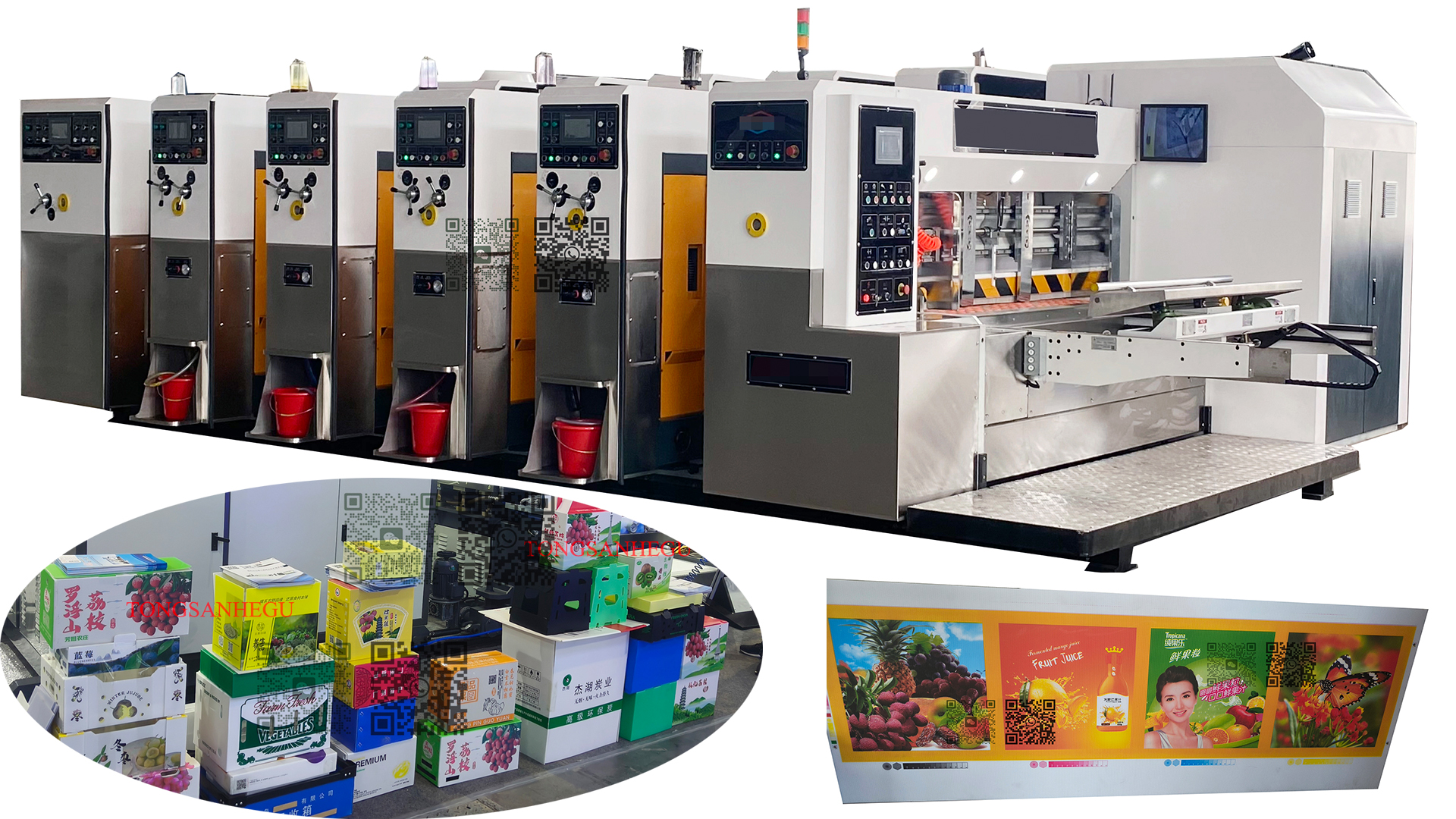 PP Hollow Corrugated Sheet and Box Printing Machine