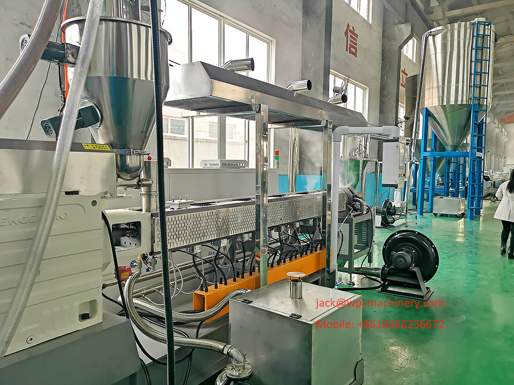 WPC PE Granulating Machine for UK - TONGSAN